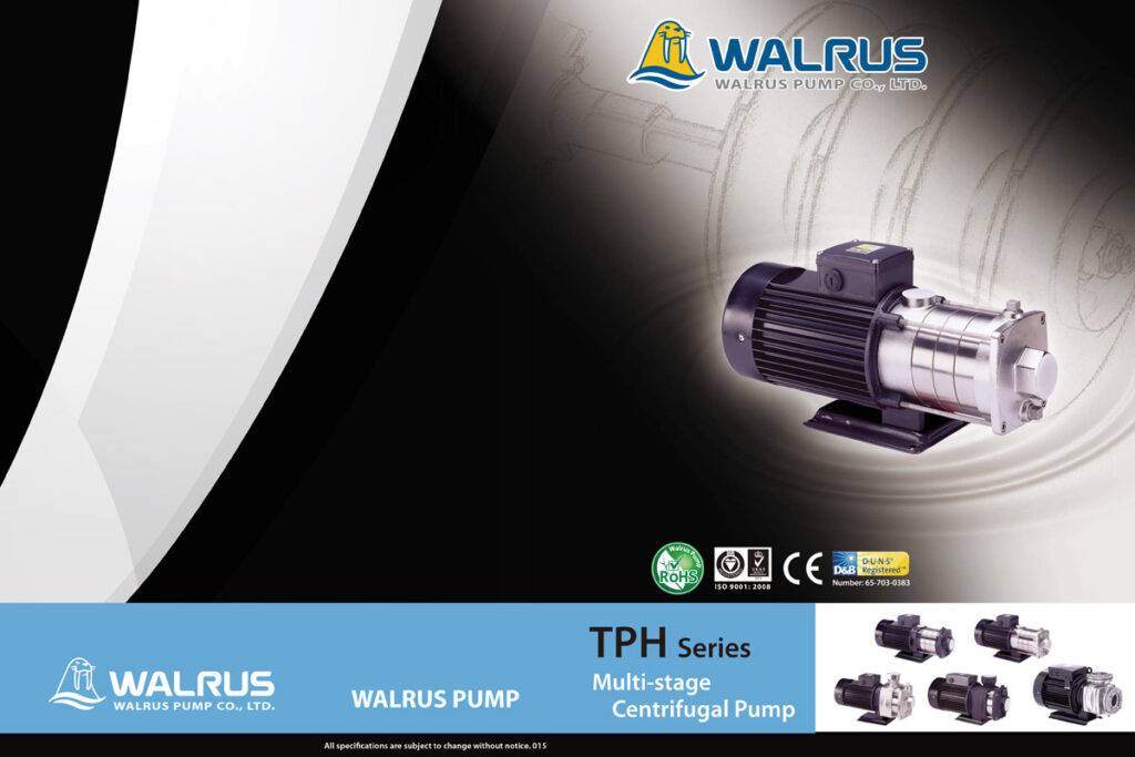 จำหน่ายปั๊มน้ำหลายใบพัดแนวนอน รุ่น TPH multistage pump - ปั๊มน้ำ ...