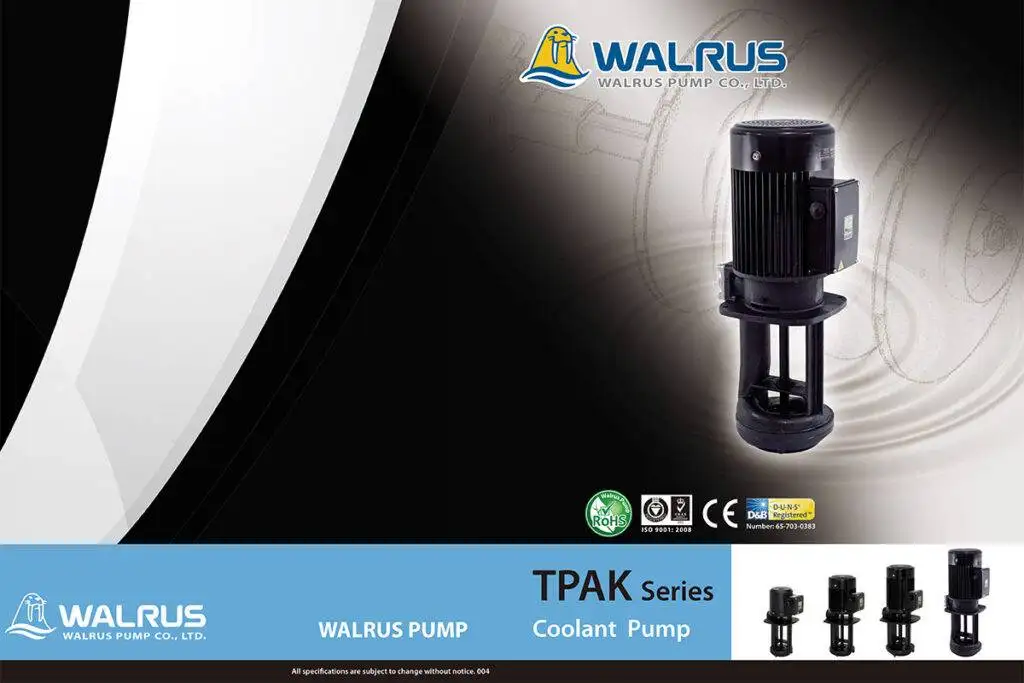 Coolant Pump TPAK Series - Walrus Pump Thailand