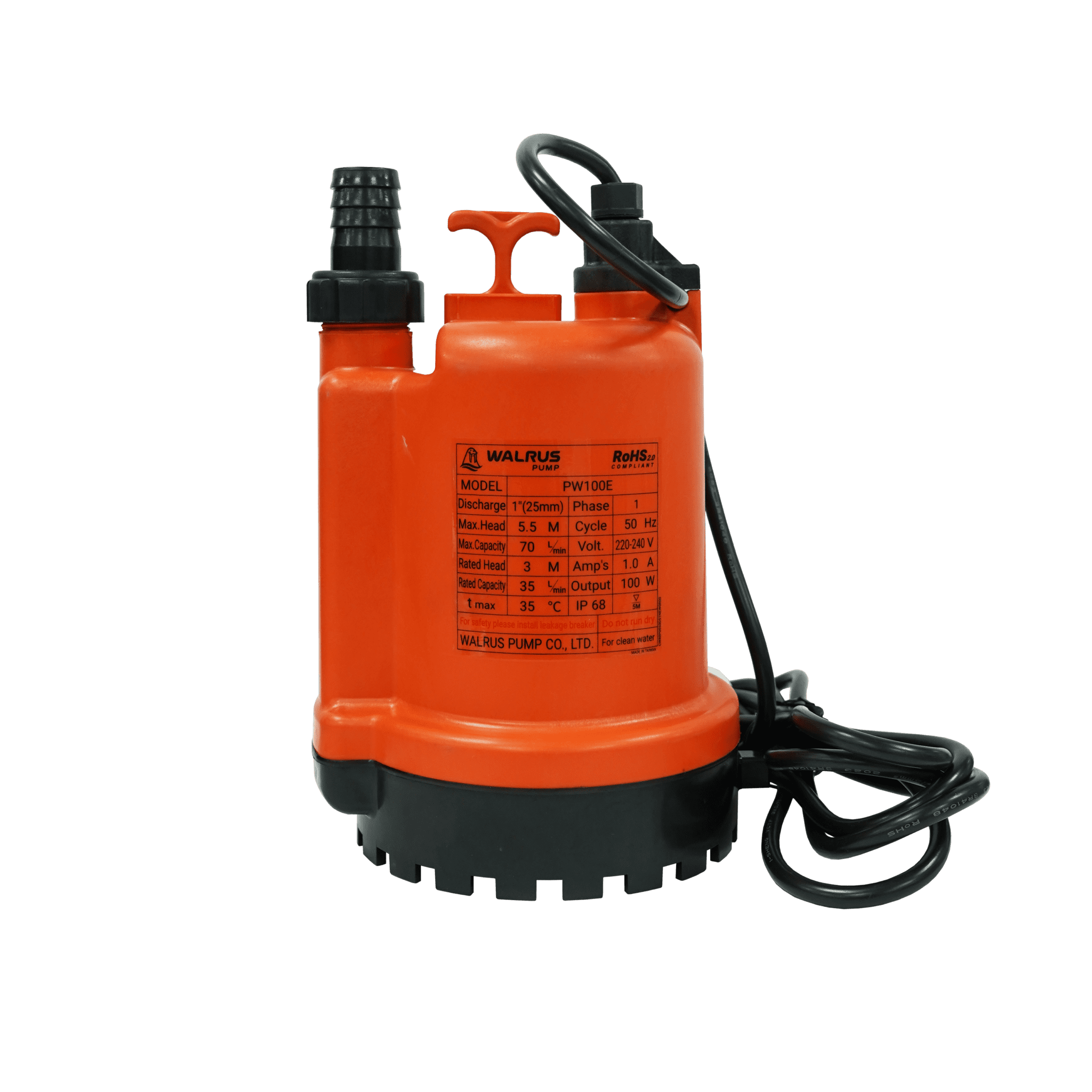จำหน่าย ปั๊มไดโว่ Submersible Pump PW100E คุณภาพเยี่ยม