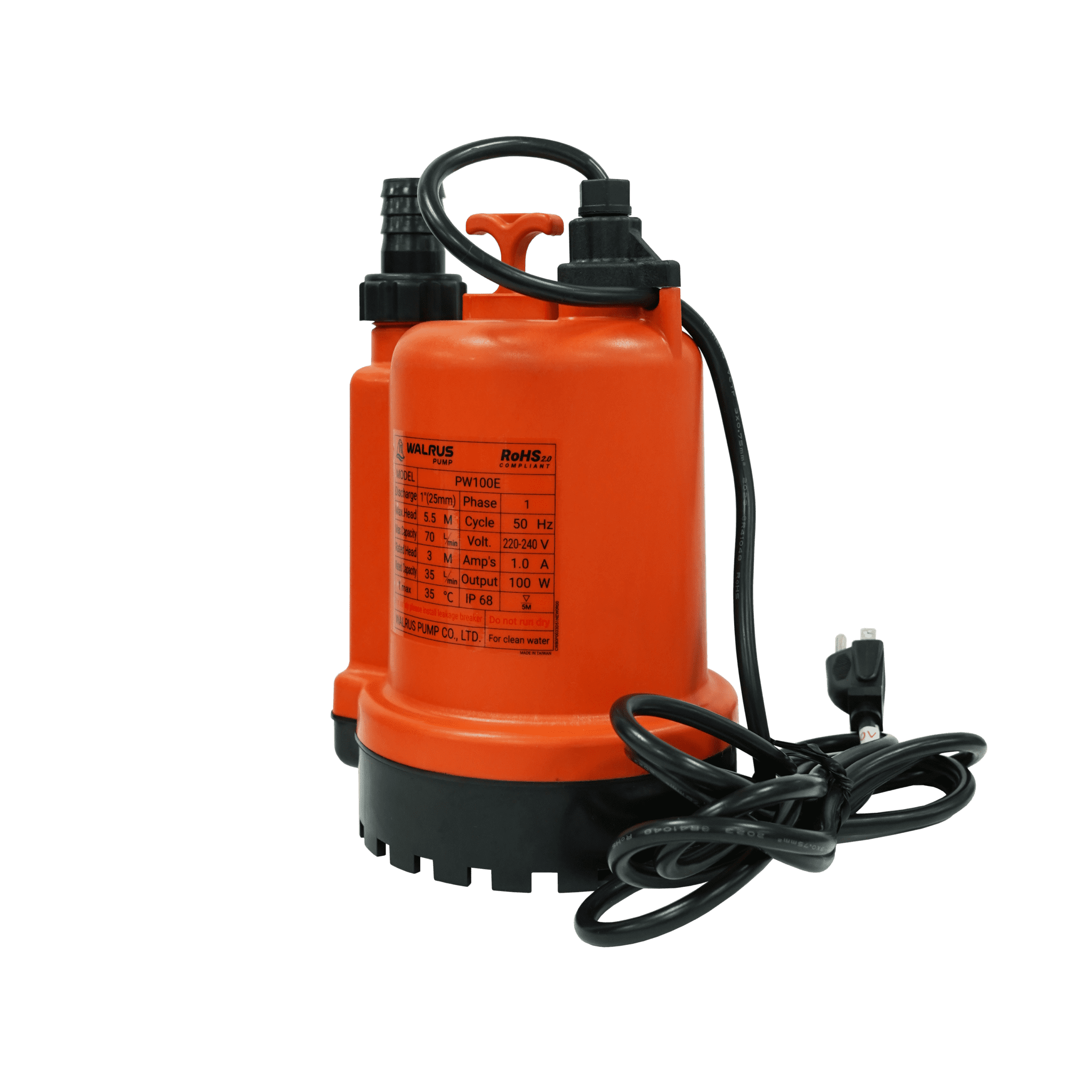 จำหน่าย ปั๊มไดโว่ Submersible Pump PW100E คุณภาพเยี่ยม